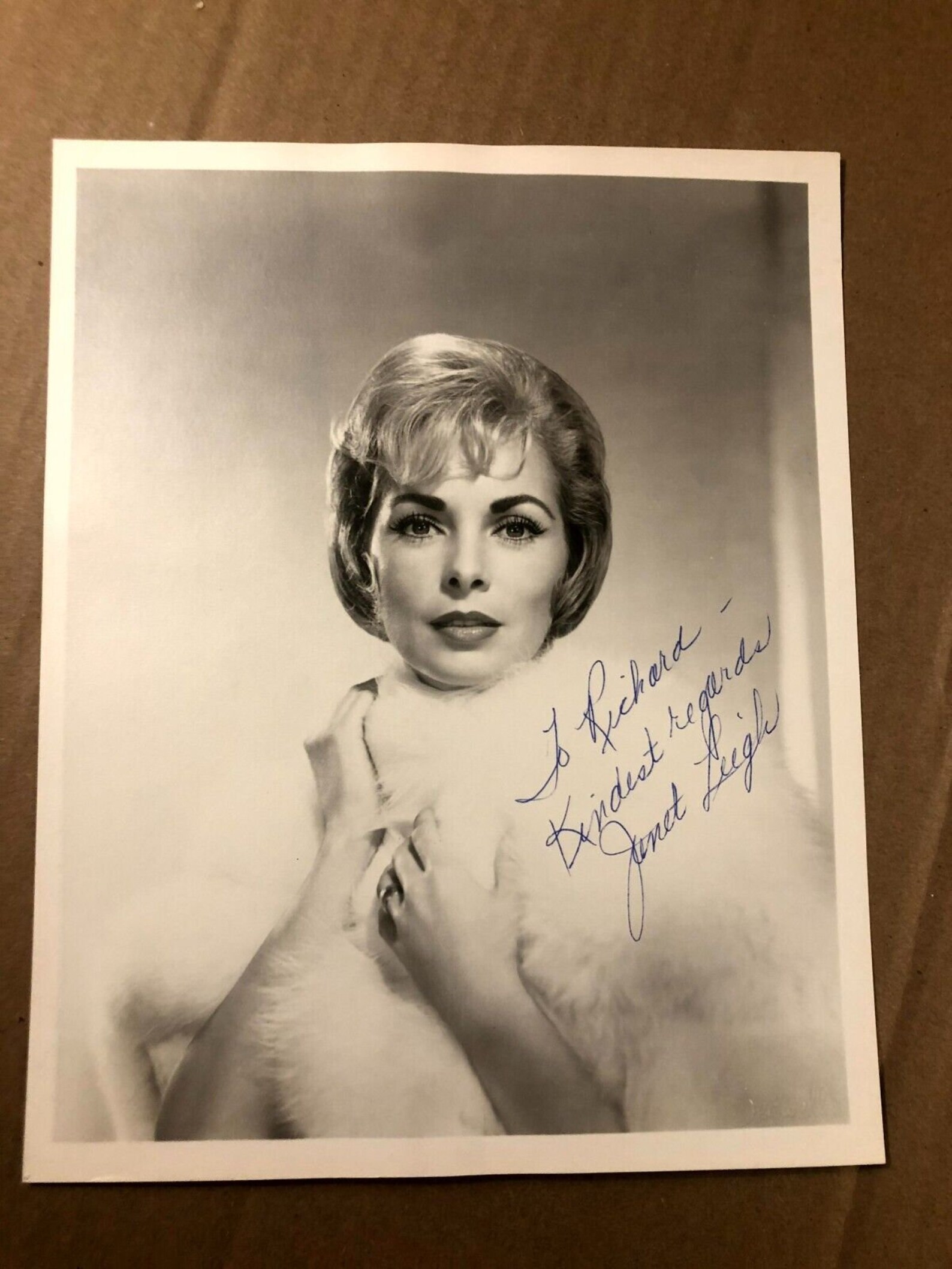 Janet Leigh Rare Early Autographed 8/10 Photo Early 60s Psycho - Etsy