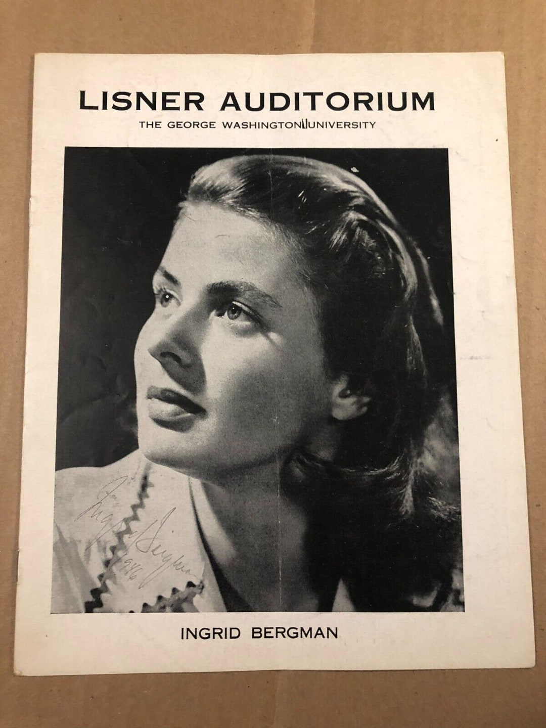 Ingrid Bergman Very Rare Very Early Autographed 7/9 Paybill From 1946 ...