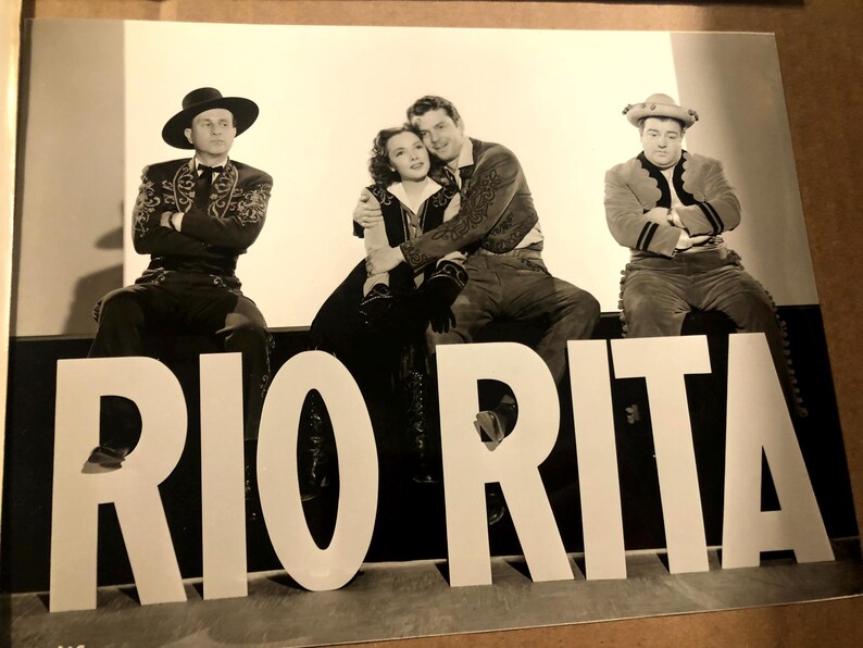 Four Original Abbott and Costello Photos From Rio Rita Probably From ...