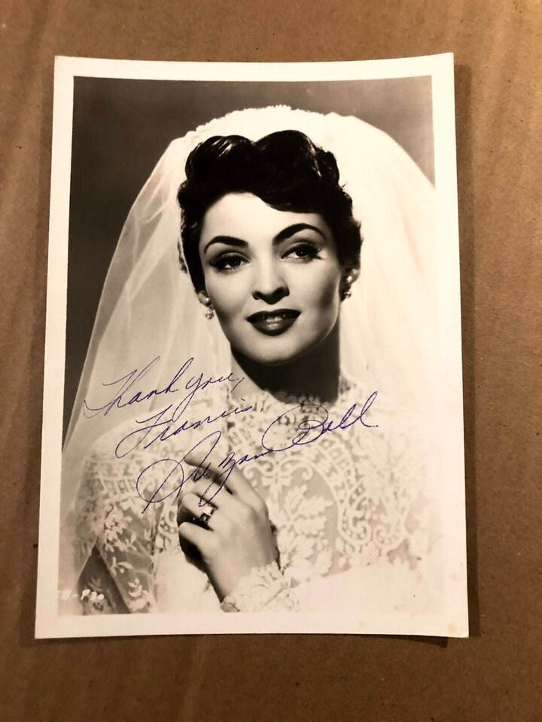 Suzan Ball Very Rare Early Autographed Photo 40s D.'55 at 21 City ...