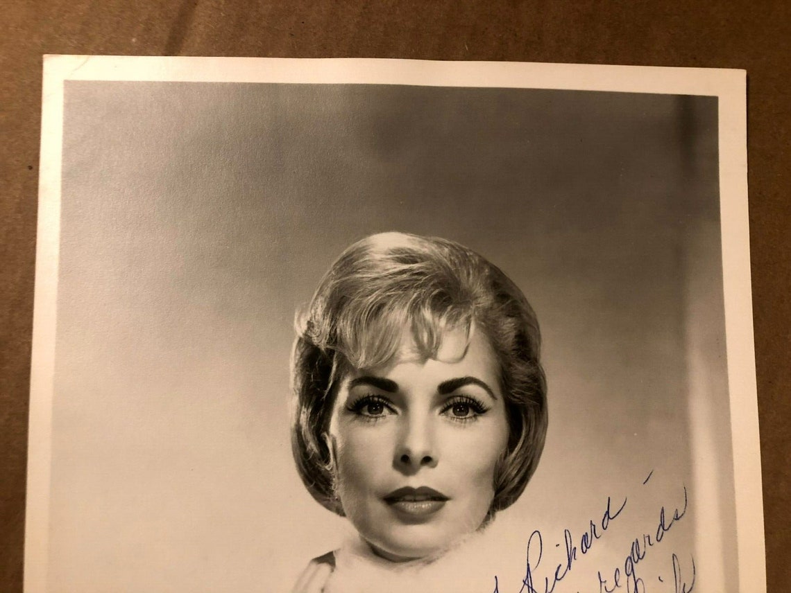 Janet Leigh Rare Early Autographed 8/10 Photo Early 60s Psycho - Etsy