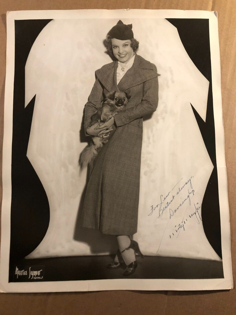 Mitzi Mayfair Extremely Rare Very Early Autographed Oversize 11/14 ...