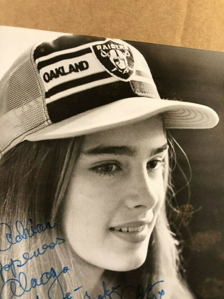 Brooke Shields Very Rare Very Early Autographed 8/10 Photo 1979 Tilt ...
