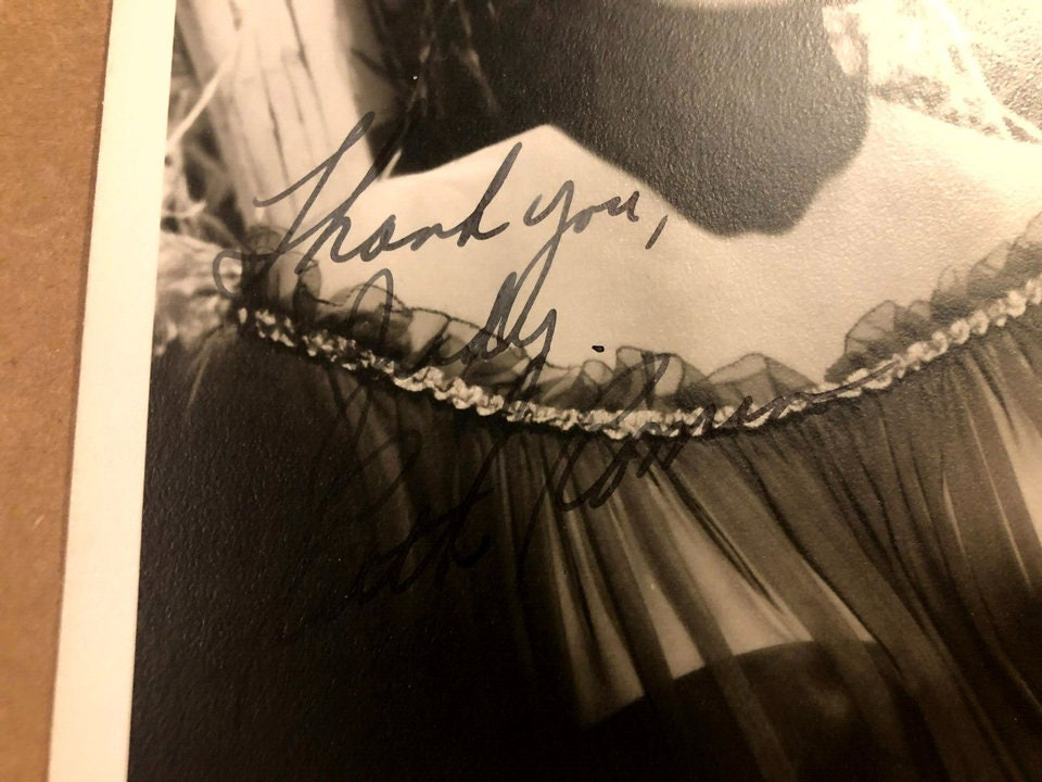 Ruth Roman Beautiful Rare Early Autographed Photo 40s/50s Strangers on ...