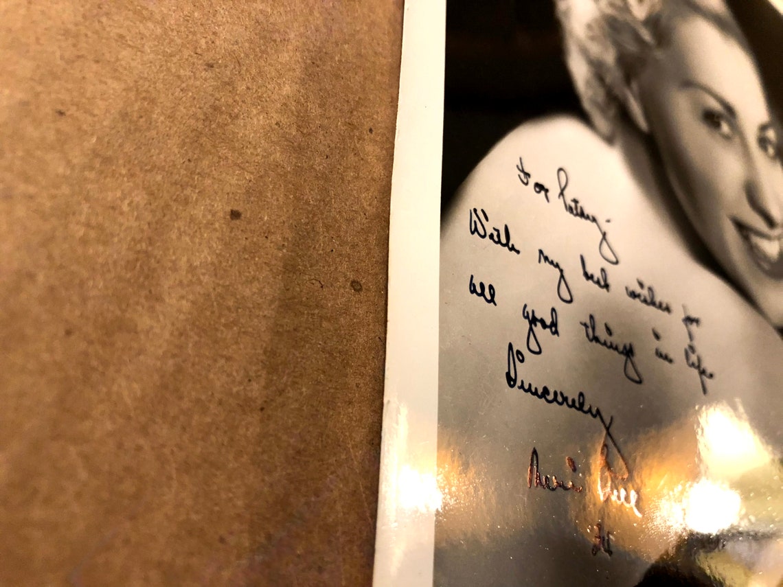 Meri Bell Terrific Very Rare Very Early Autographed 8/10 Photo '34 ...