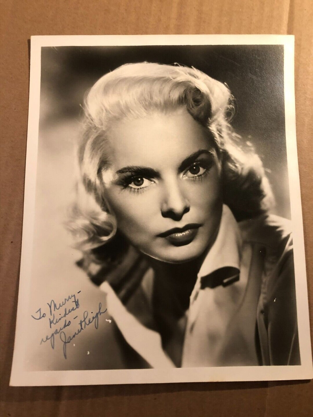 Janet Leigh Rare Early Autographed 8/10 Photo Late 1950s Psycho - Etsy