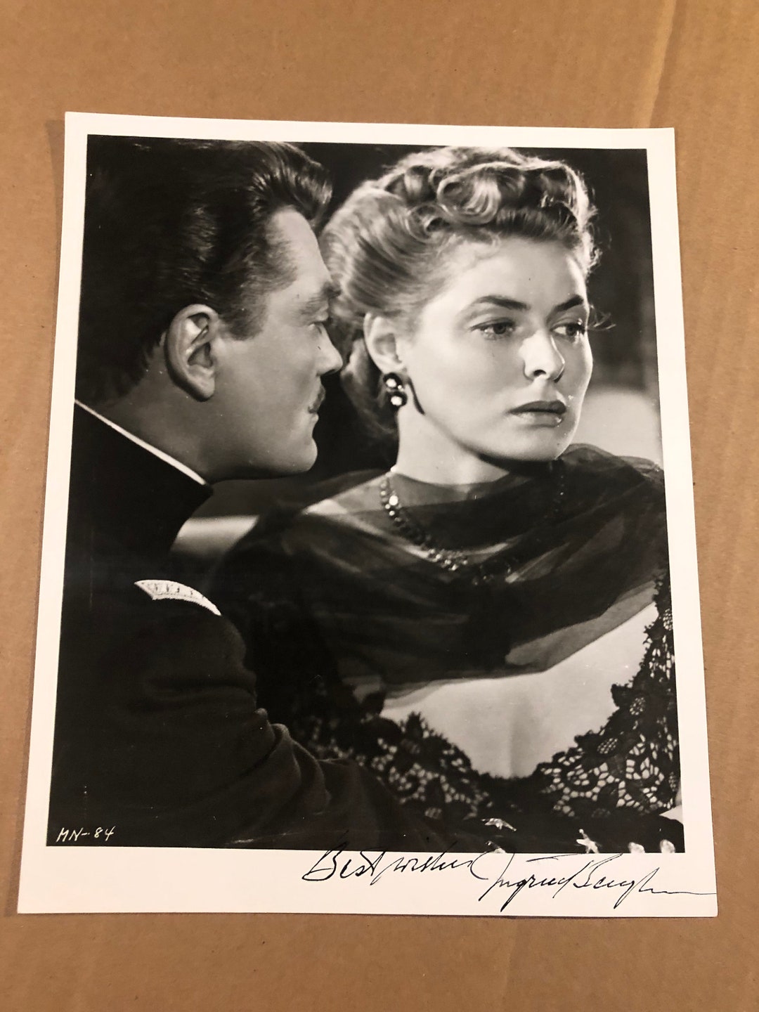 Ingrid Bergman Rare Original Autographed 8/10 Photo Inn Sixth Happiness ...