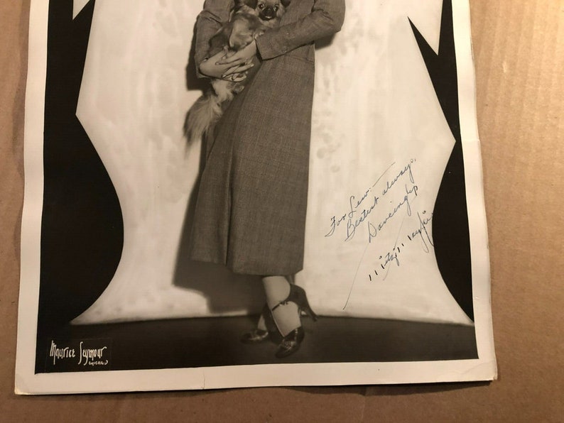 Mitzi Mayfair Extremely Rare Very Early Autographed Oversize 11/14 ...