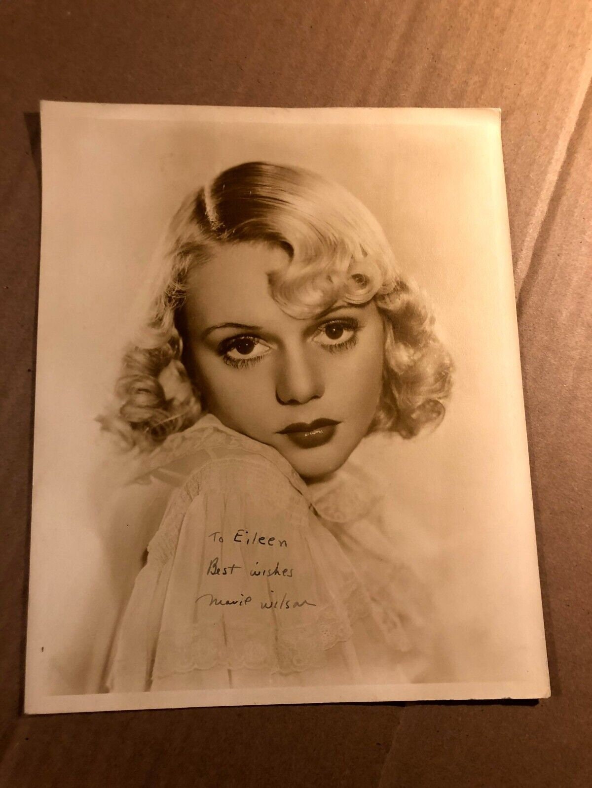 Marie Wilson Very Rare Very Early Autographed 8/10 Pin up Photo 30s ...