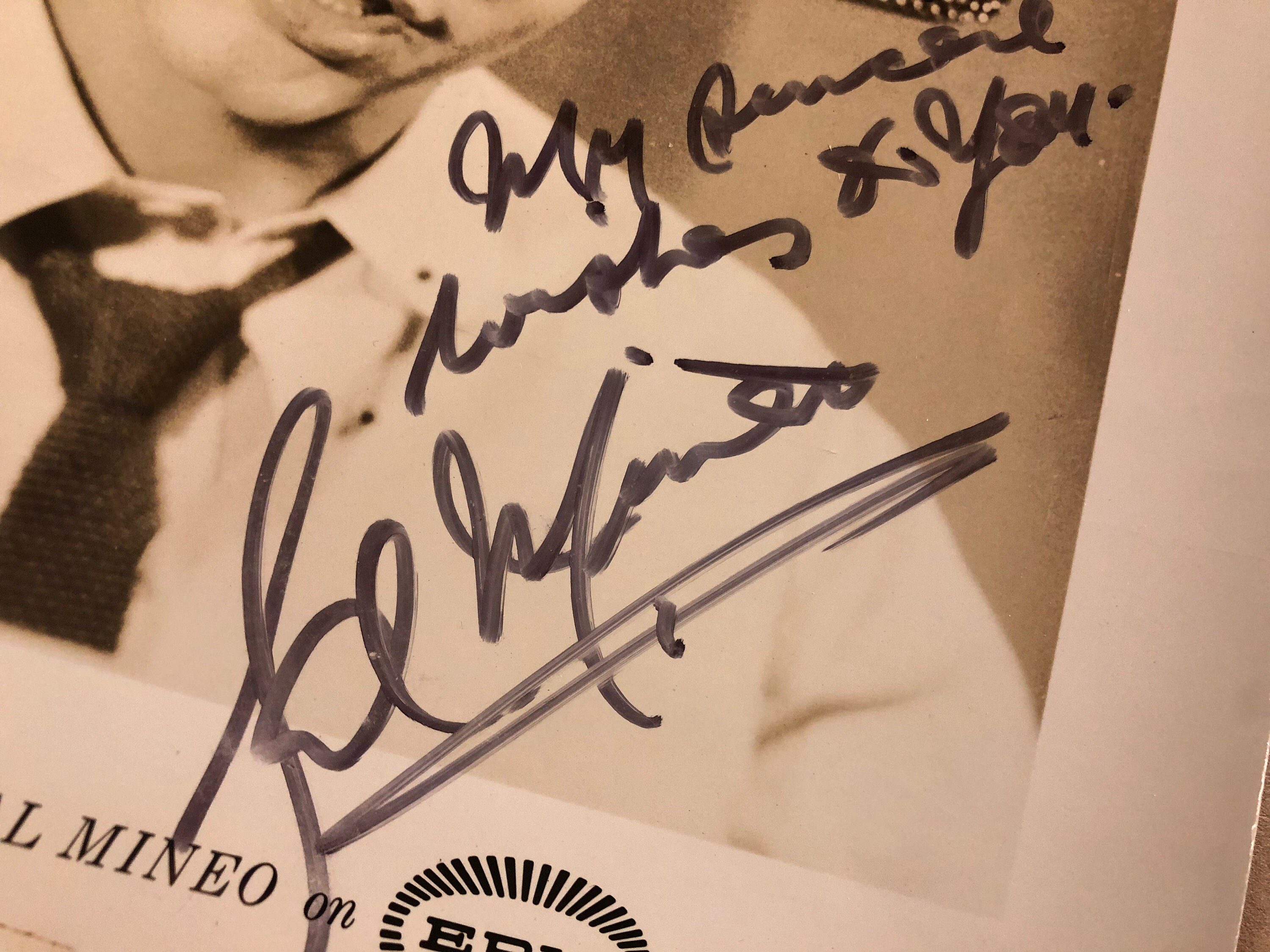 Sal Mineo Extremely Rare Very Early Autographed 8/10 Photo Late 50s Rebel Cause - Etsy