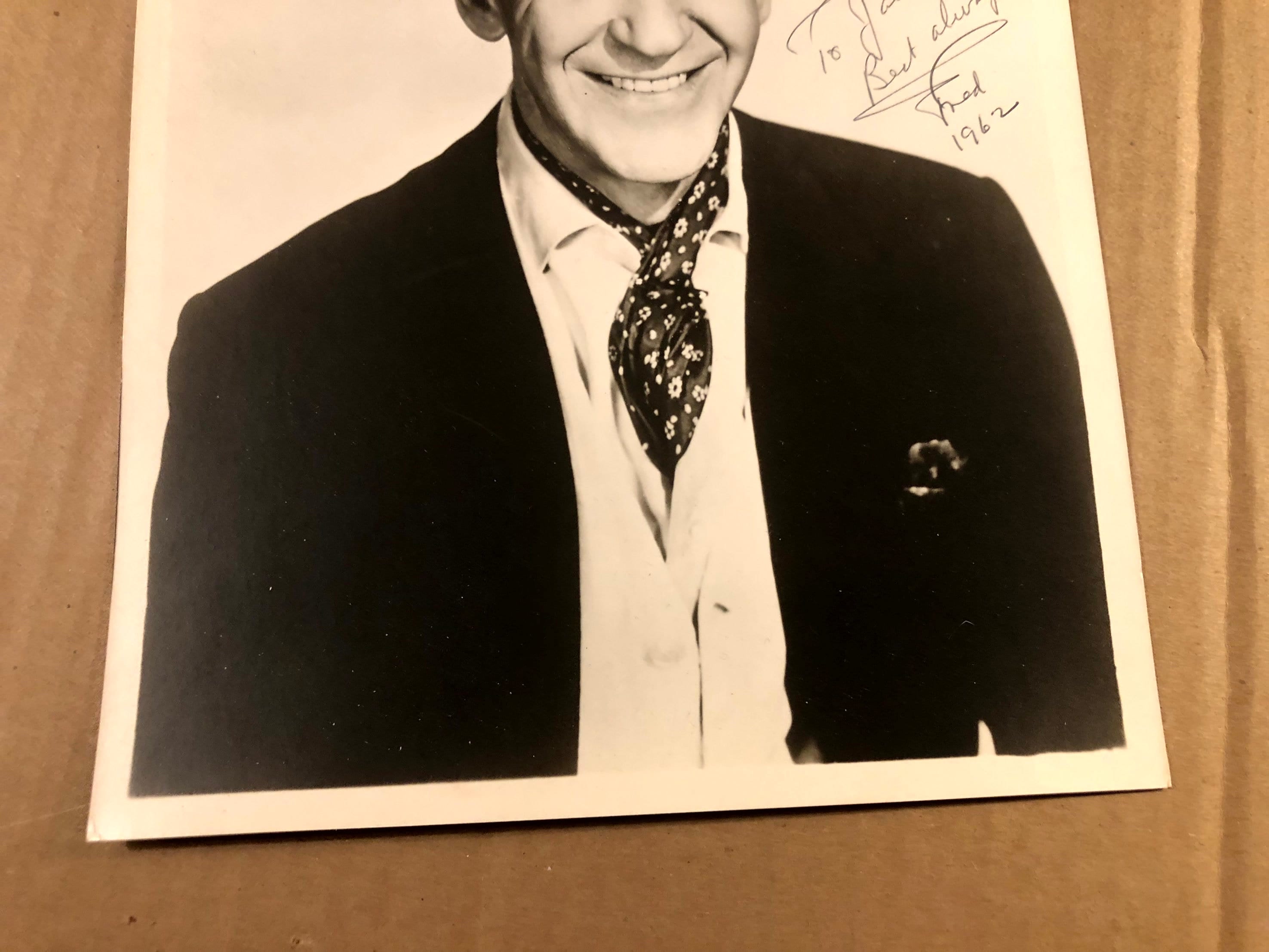 Fred Astaire Rare Original Autographed 8/10 Photo '62 Top Hat - Etsy