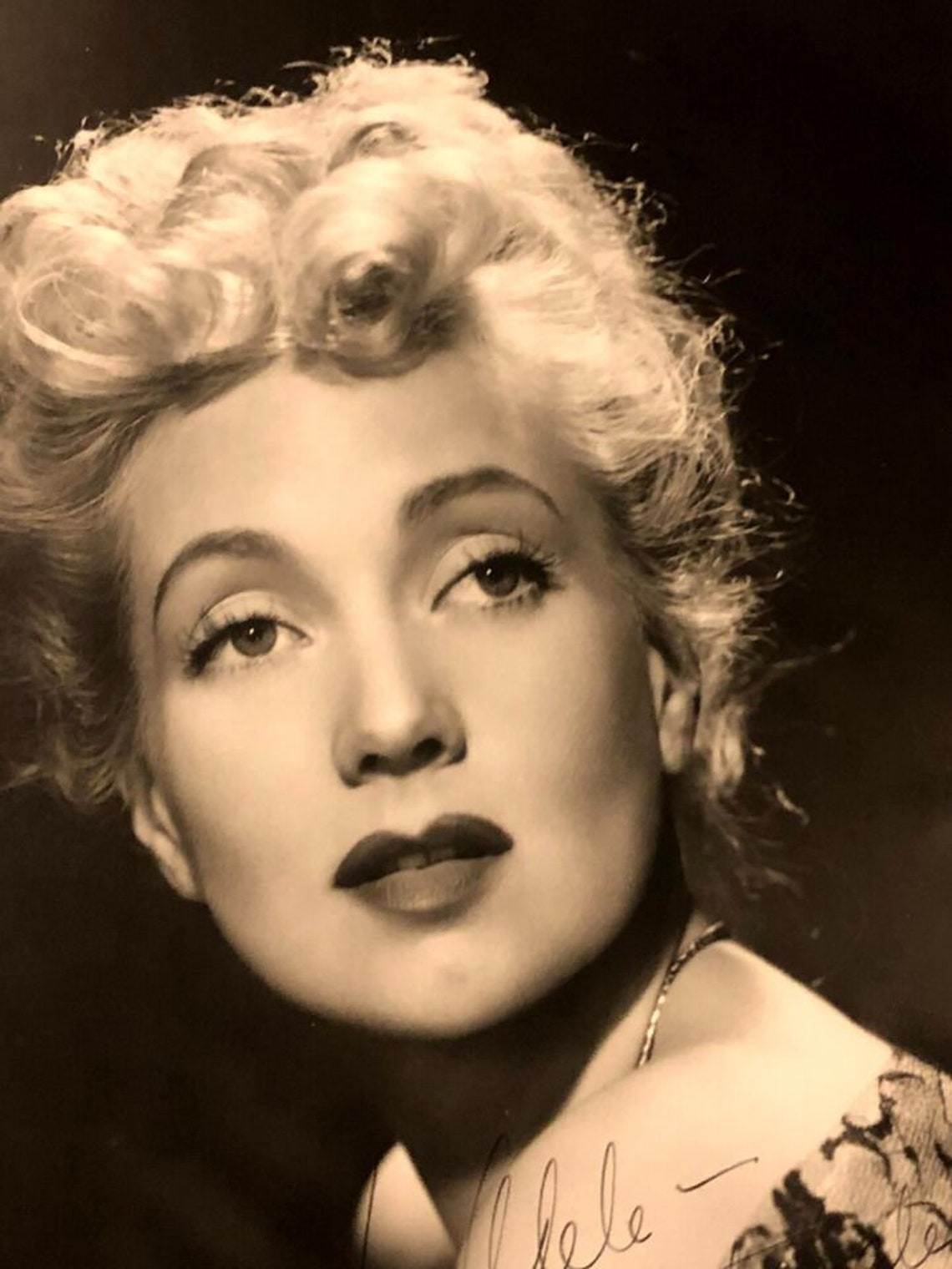 Ann Sothern Rare Gorgeous Autographed Oversize 10/13 Photo 40s Maisie ...