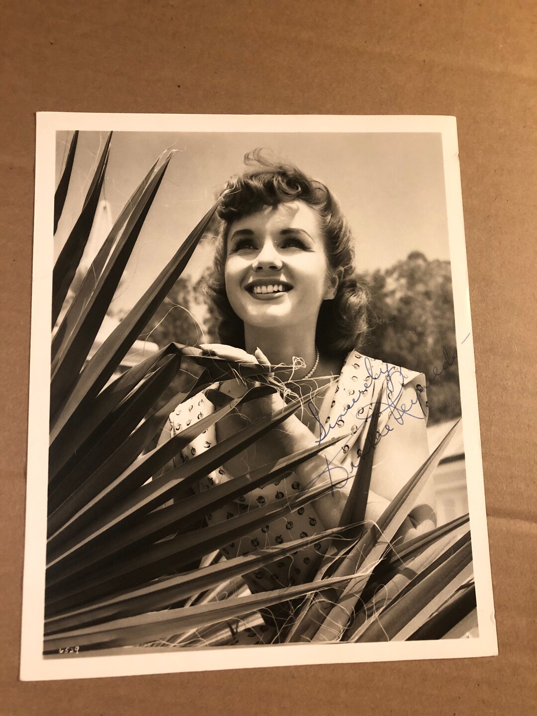 Debbie Reynolds Rare Very Early Autographed 8/10 Photo 40s/50s Singin ...