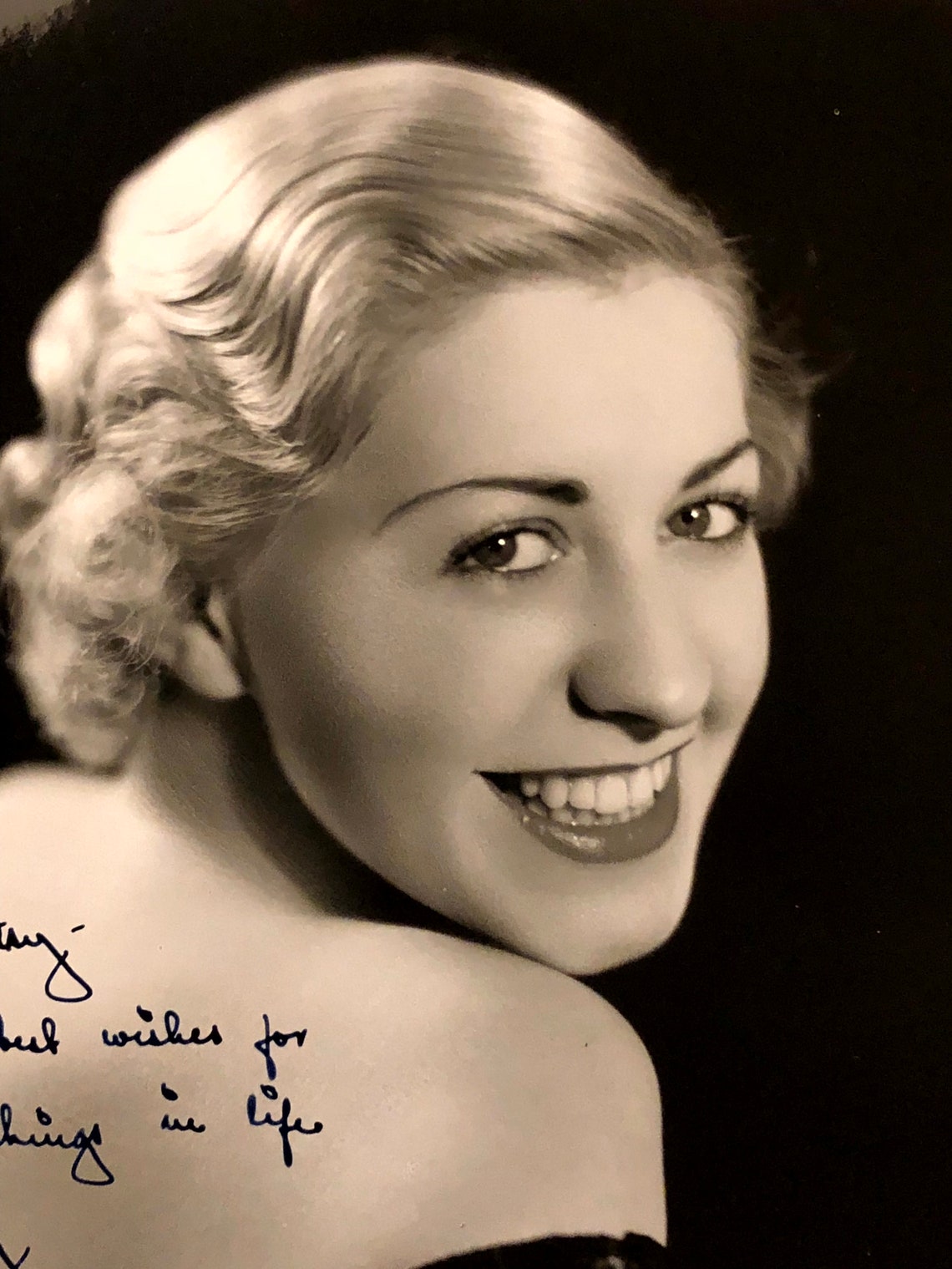 Meri Bell Terrific Very Rare Very Early Autographed 8/10 Photo '34 ...
