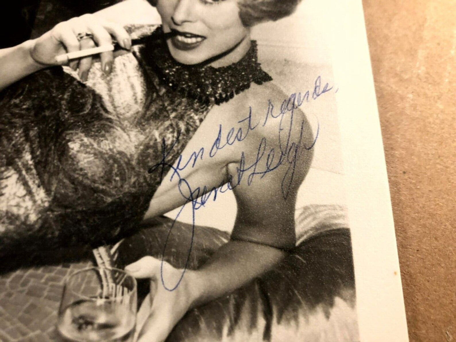 Janet Leigh Rare Early Autographed Photo Early 60s Psycho - Etsy