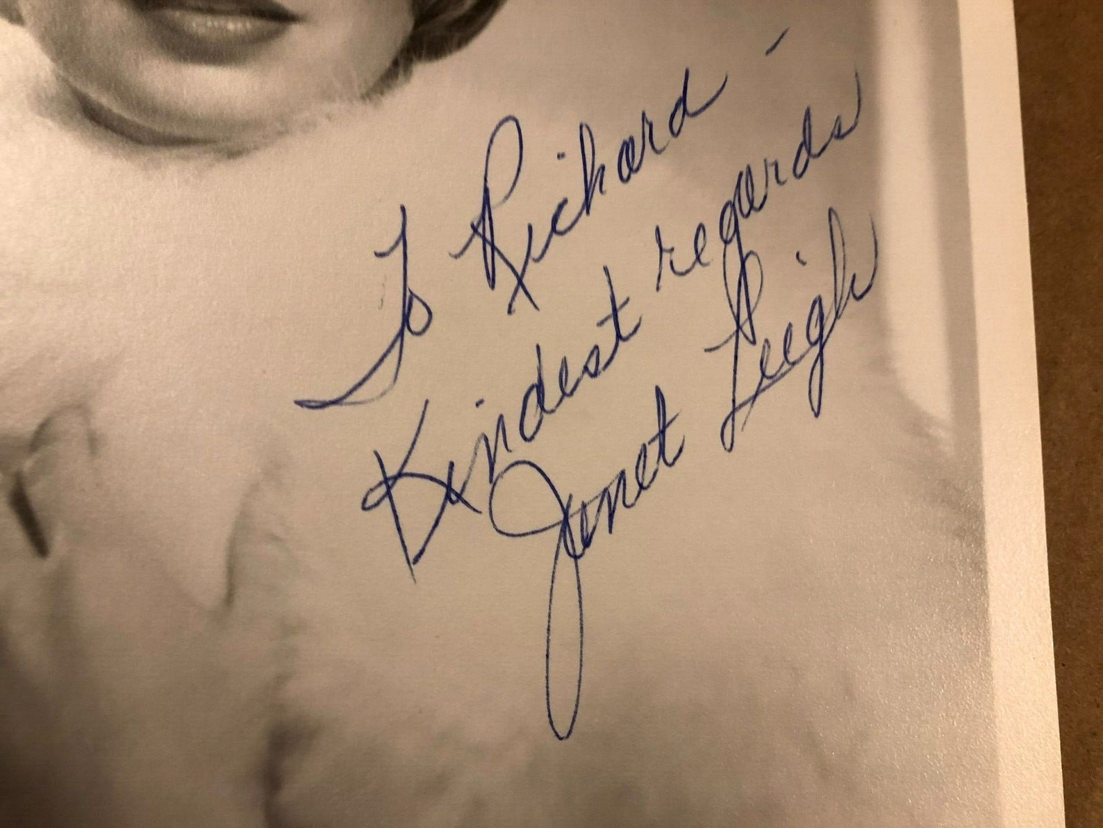 Janet Leigh Rare Early Autographed 8/10 Photo Early 60s Psycho - Etsy