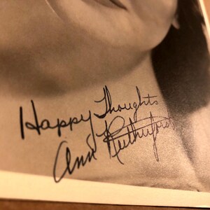 Anne Rutherford Excellent Rare Early Autographed 7/9 Photo 40s GWTW ...