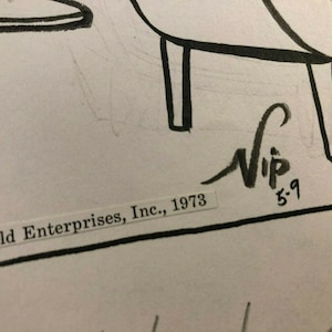 Rare Original Signed Published Comic Art VIP Virgil Partch Chess ...