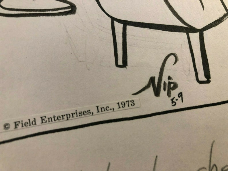 Rare Original Signed Published Comic Art VIP Virgil Partch Chess ...