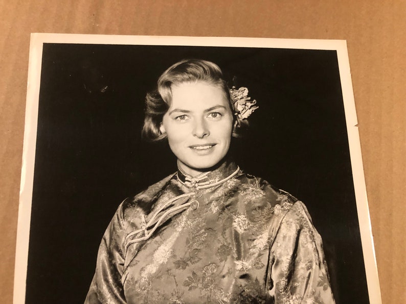 Ingrid Bergman Rare Original Autographed 8/10 Photo Inn Sixth Happiness ...
