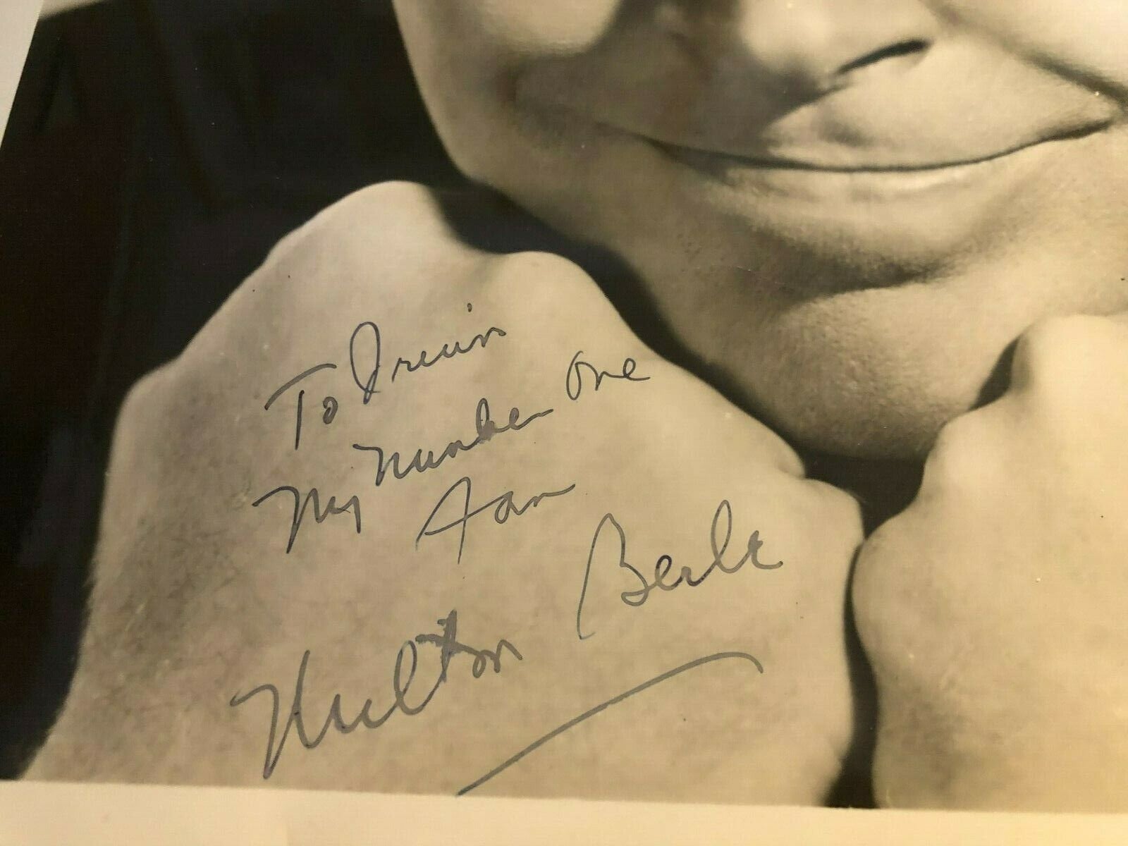 Milton Berle Very Rare Very Early Original Autographed 8/10 Photo From ...