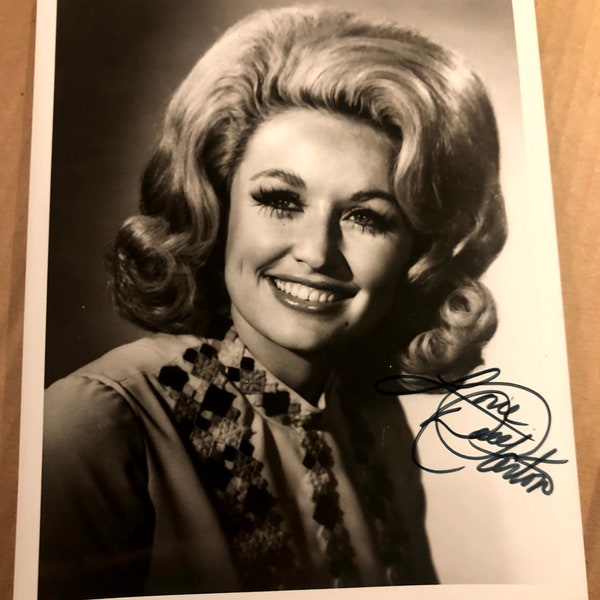 Dolly Parton Autograph - Etsy