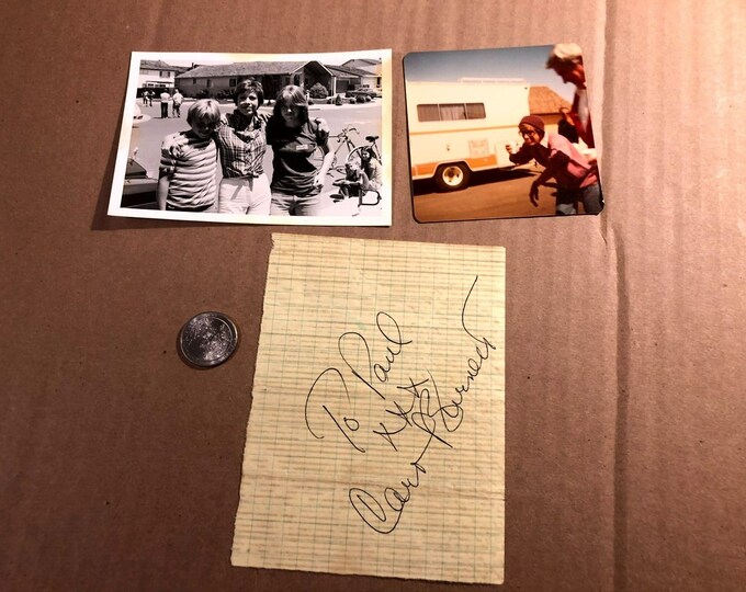 Carol Burnett Rare Early Autographed Page + 2 One of Kind Photos From '78 - Etsy