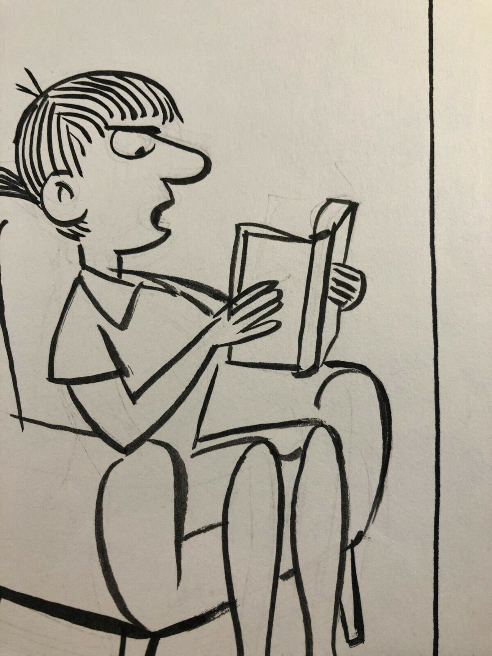 Rare Original Signed Published Comic Art VIP Virgil Partch Chess ...