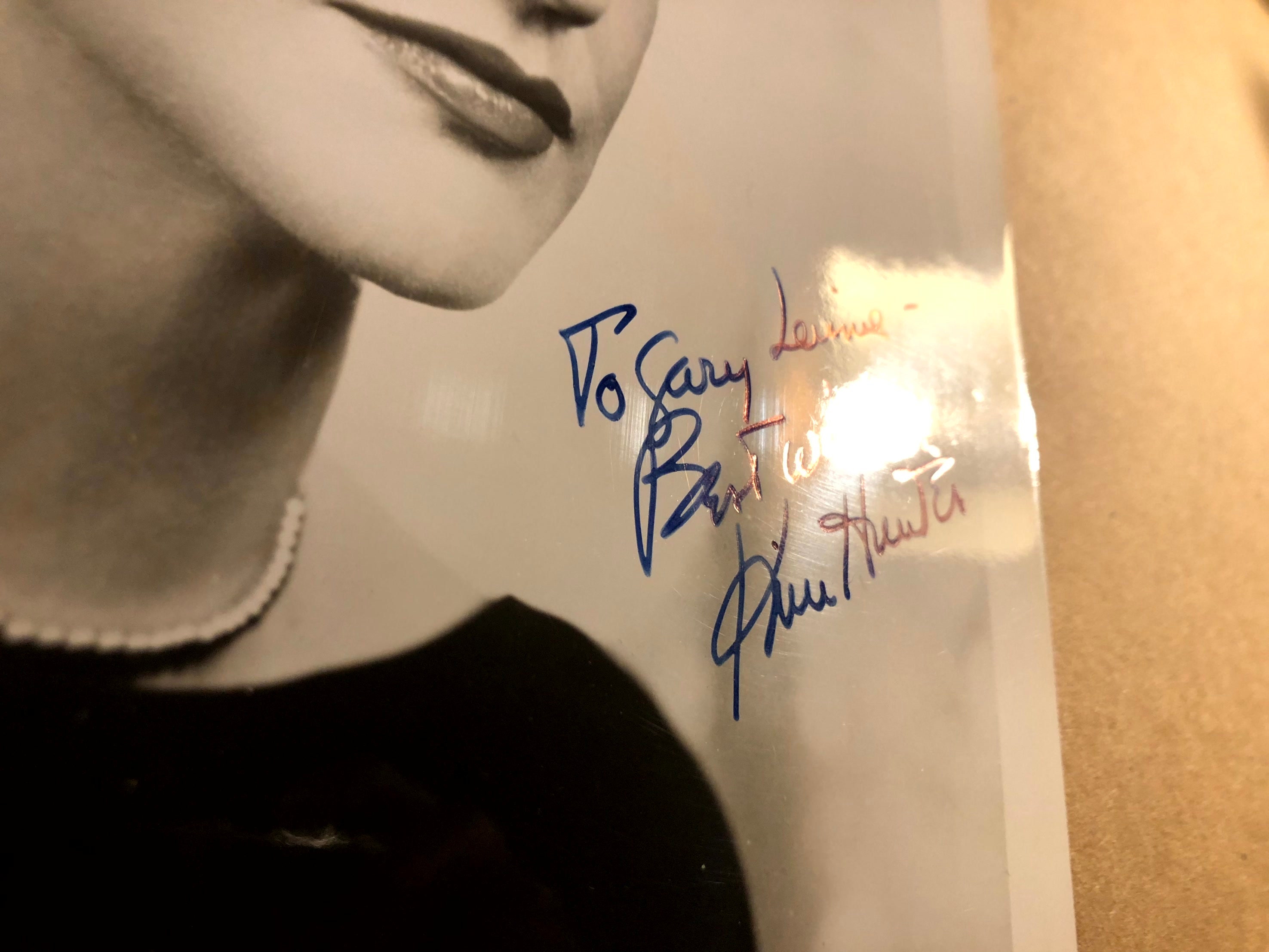 Kim Hunter Rare Early Autographed 8/10 Photo 50s Streetcar Desire - Etsy