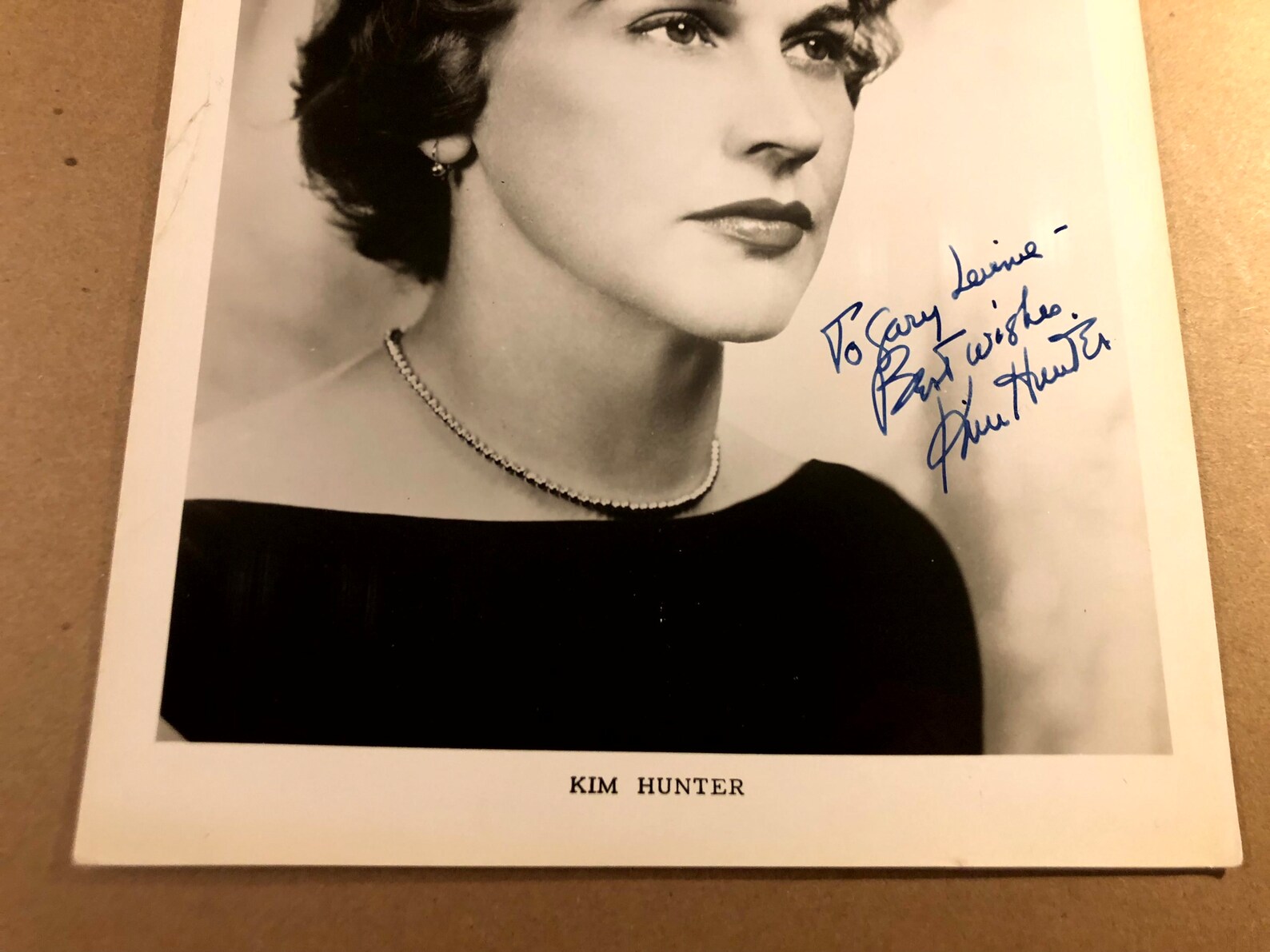 Kim Hunter Rare Early Autographed 8/10 Photo 50s Streetcar Desire - Etsy