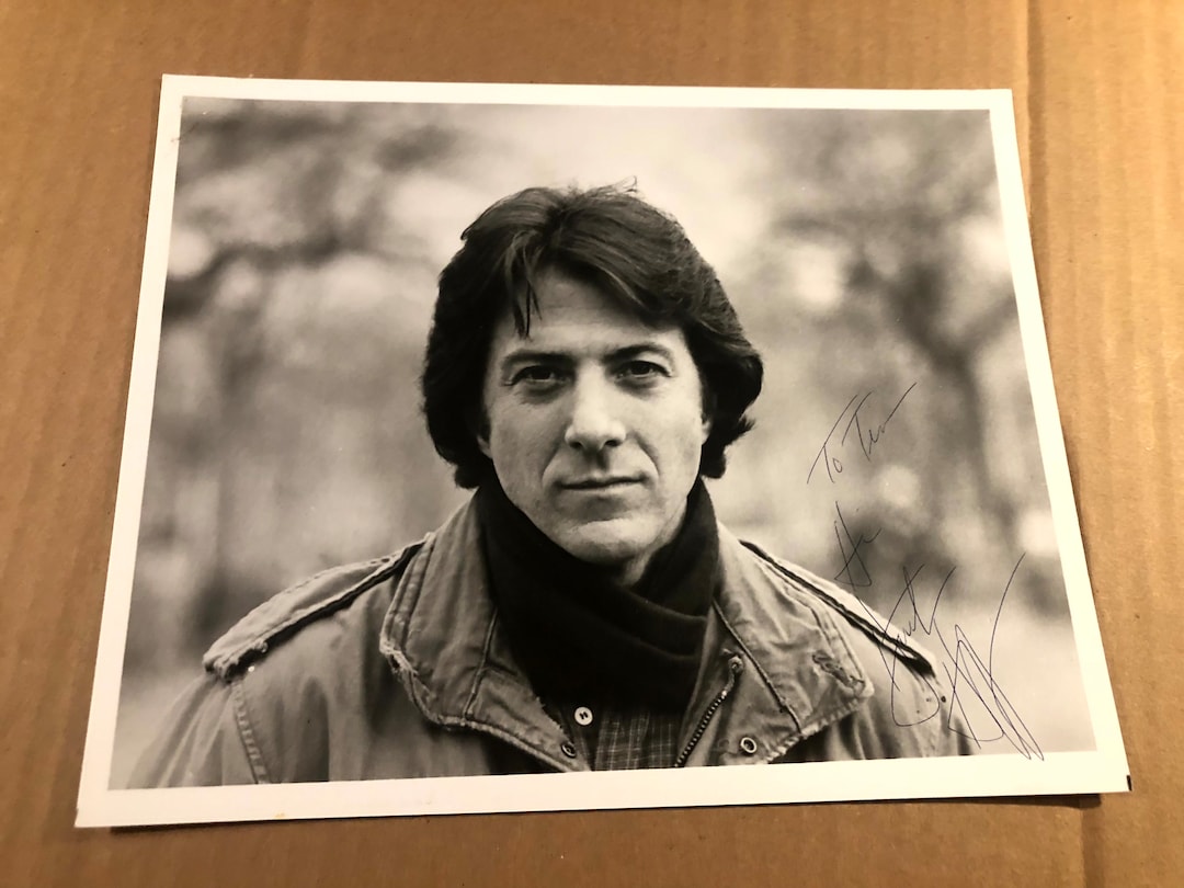 Dustin Hoffman Vintage Original Autographed 8/10 Photo Late 70s - Etsy