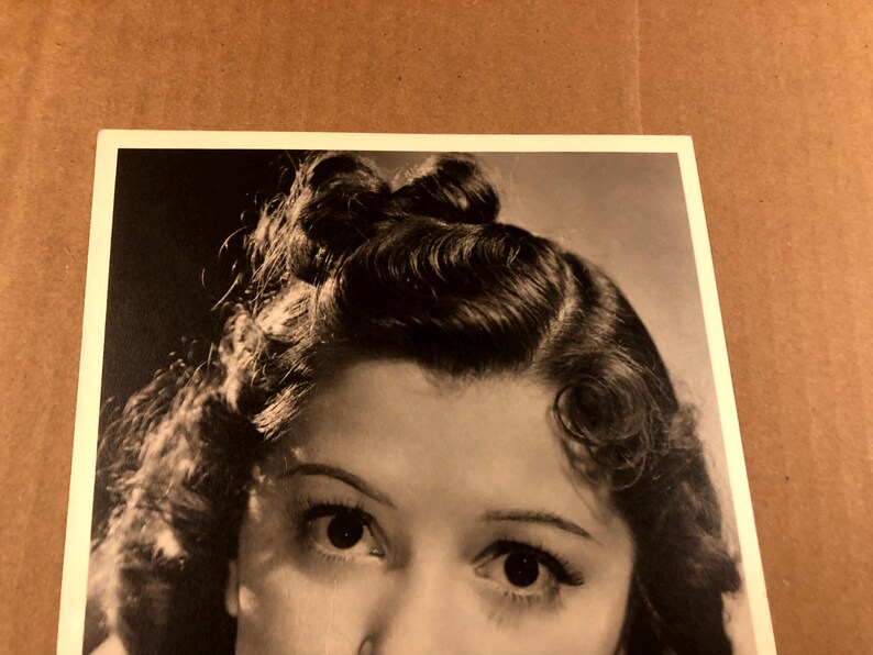 Anne Rutherford Excellent Rare Early Autographed 7/9 Photo 40s GWTW ...