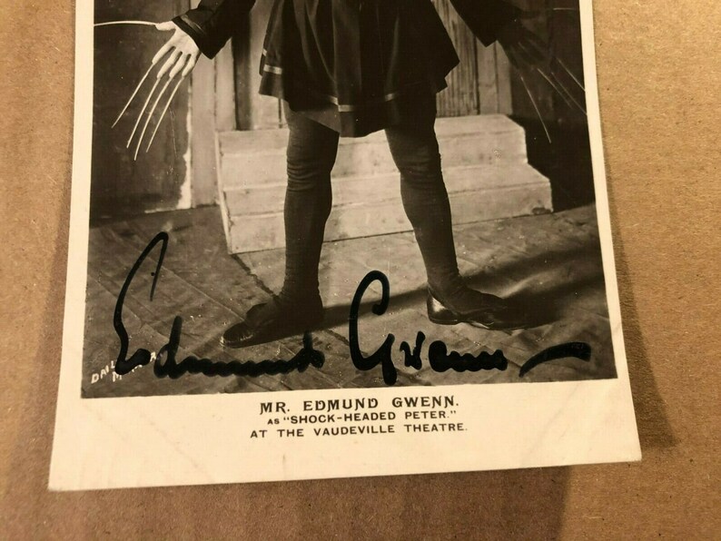 Edmund Gwenn Extremely Rare Very Early Autographed Photo '13 Miracle ...