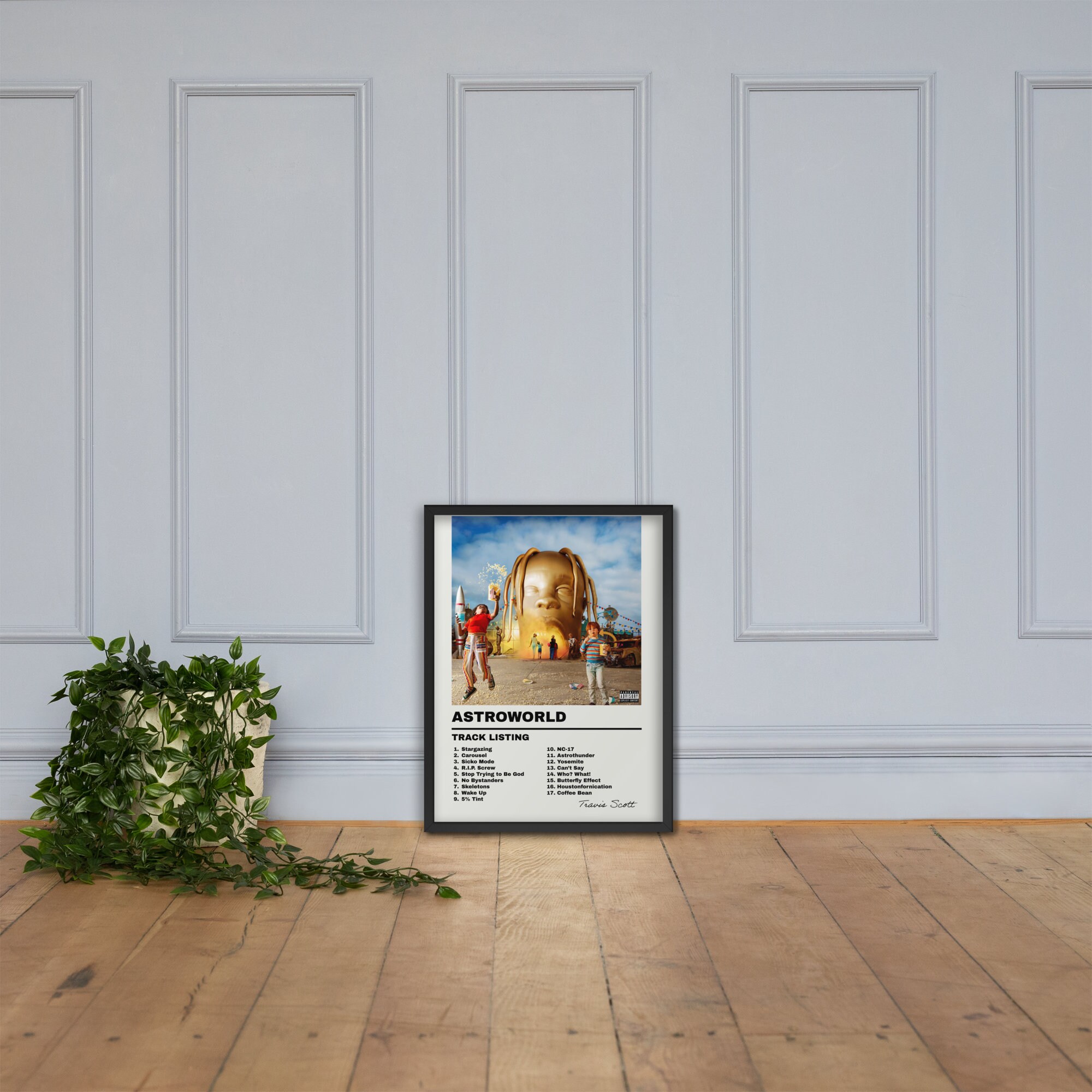 Travis Scott Astroworld Poster, Music, Trendy Wall Art *DIGITAL ...