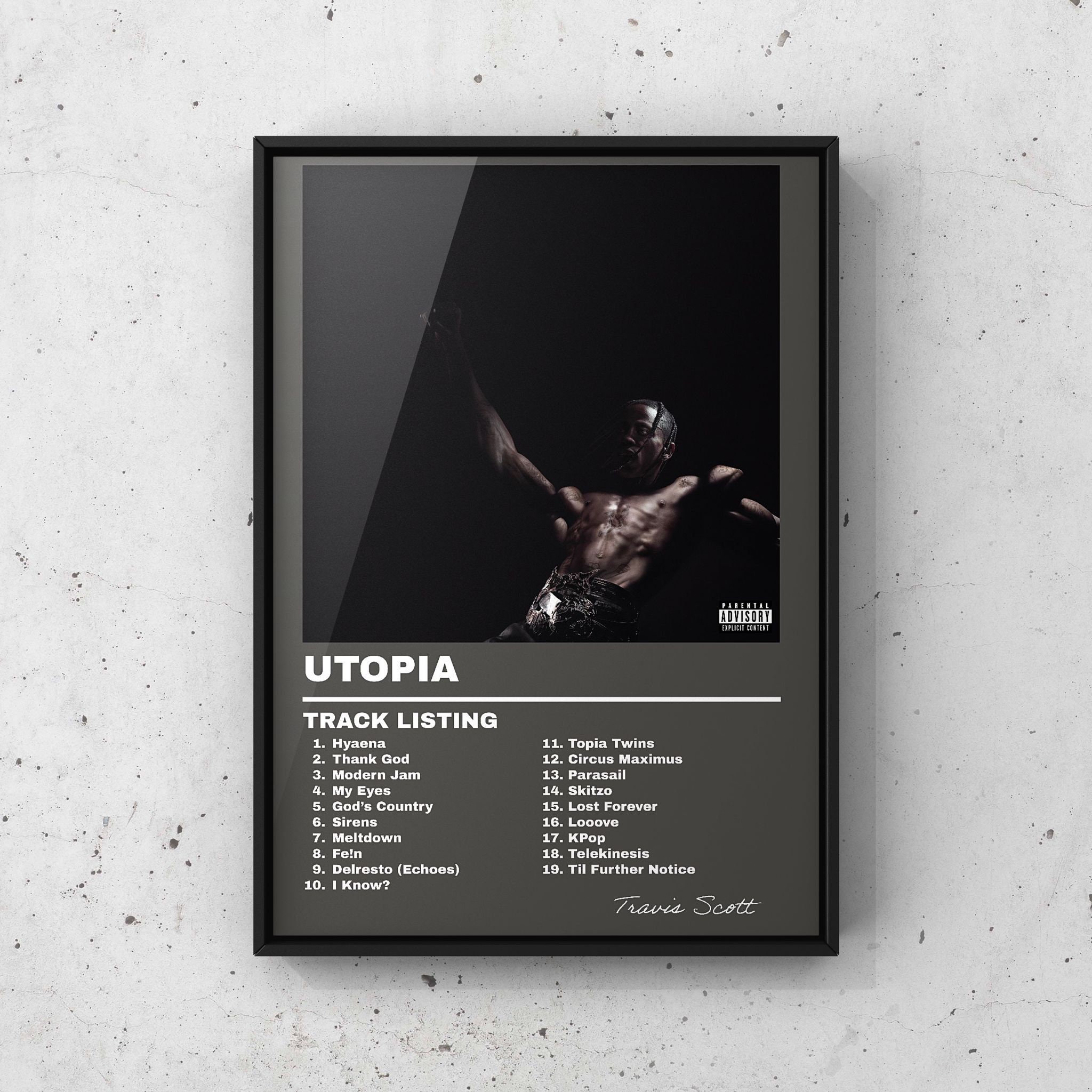 SET OF 3: Travis Scott Utopia/astroworld/rodeo Posters, Music, Trendy ...