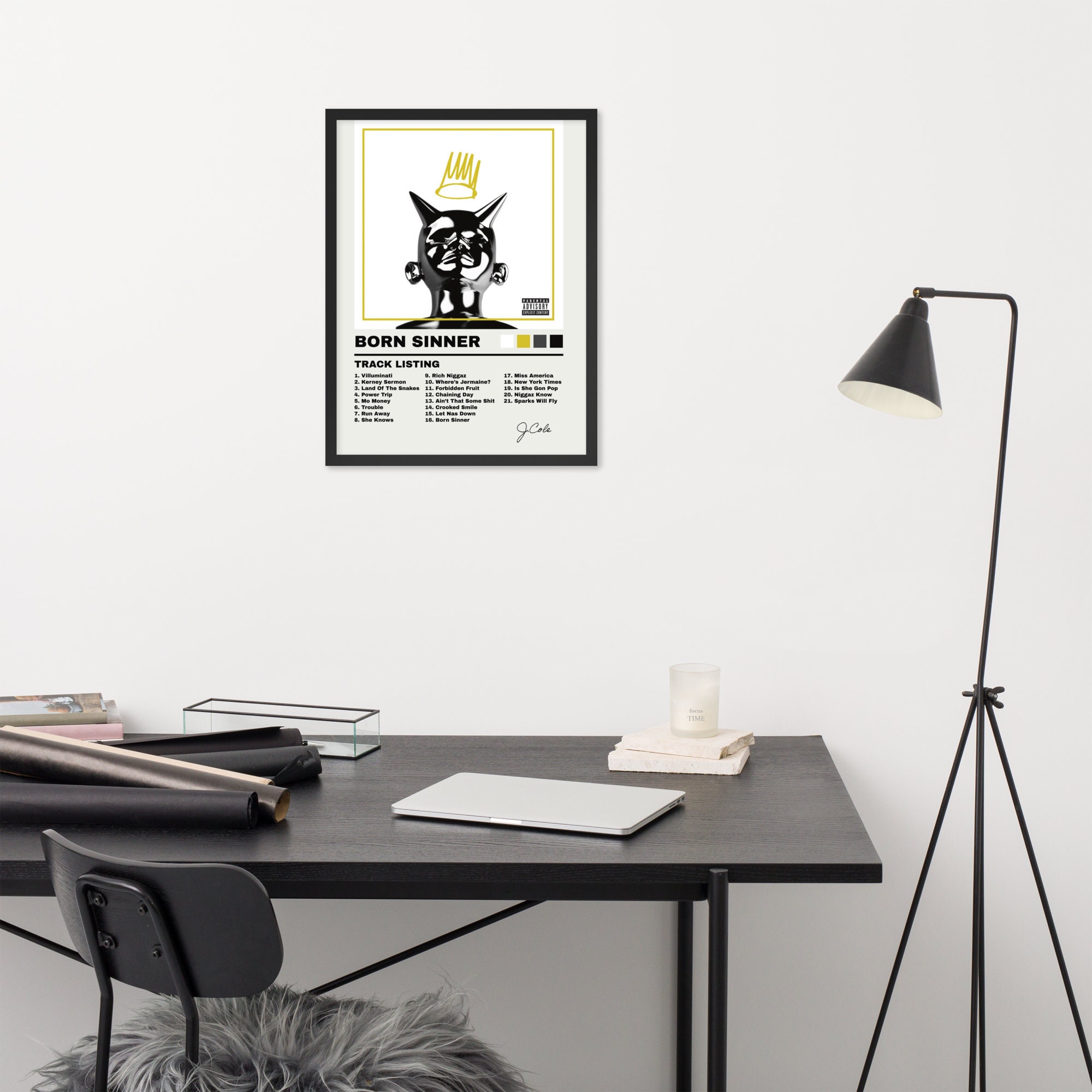 J.cole Born Sinner Poster, Music, Trendy Wall Art *DIGITAL DOWNLOAD* - Etsy