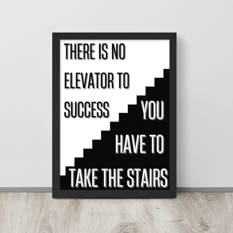 Motivational Stairs - Etsy