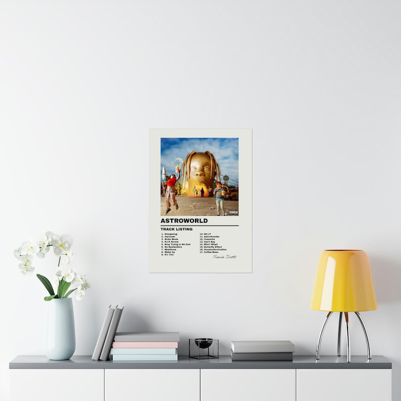 Travis Scott Astroworld Poster, Music, Trendy Wall Art *DIGITAL ...