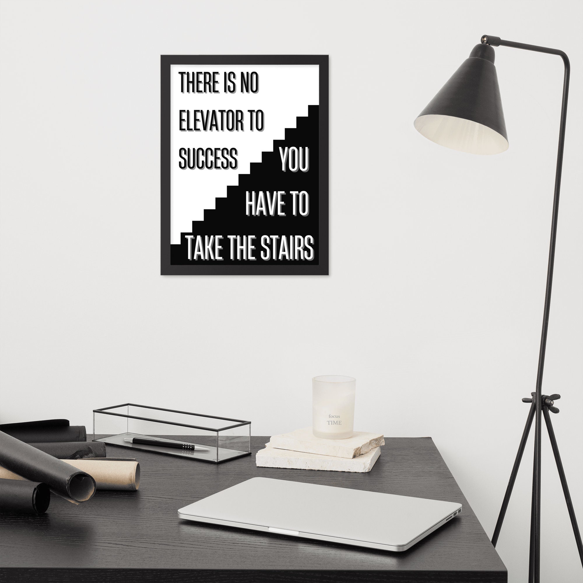 Motivational Poster, There is No Elevator to Success You Have to Take ...