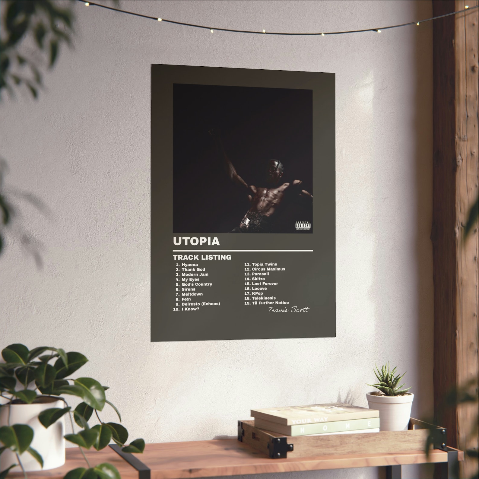 SET OF 3: Travis Scott Utopia/astroworld/rodeo Posters, Music, Trendy ...