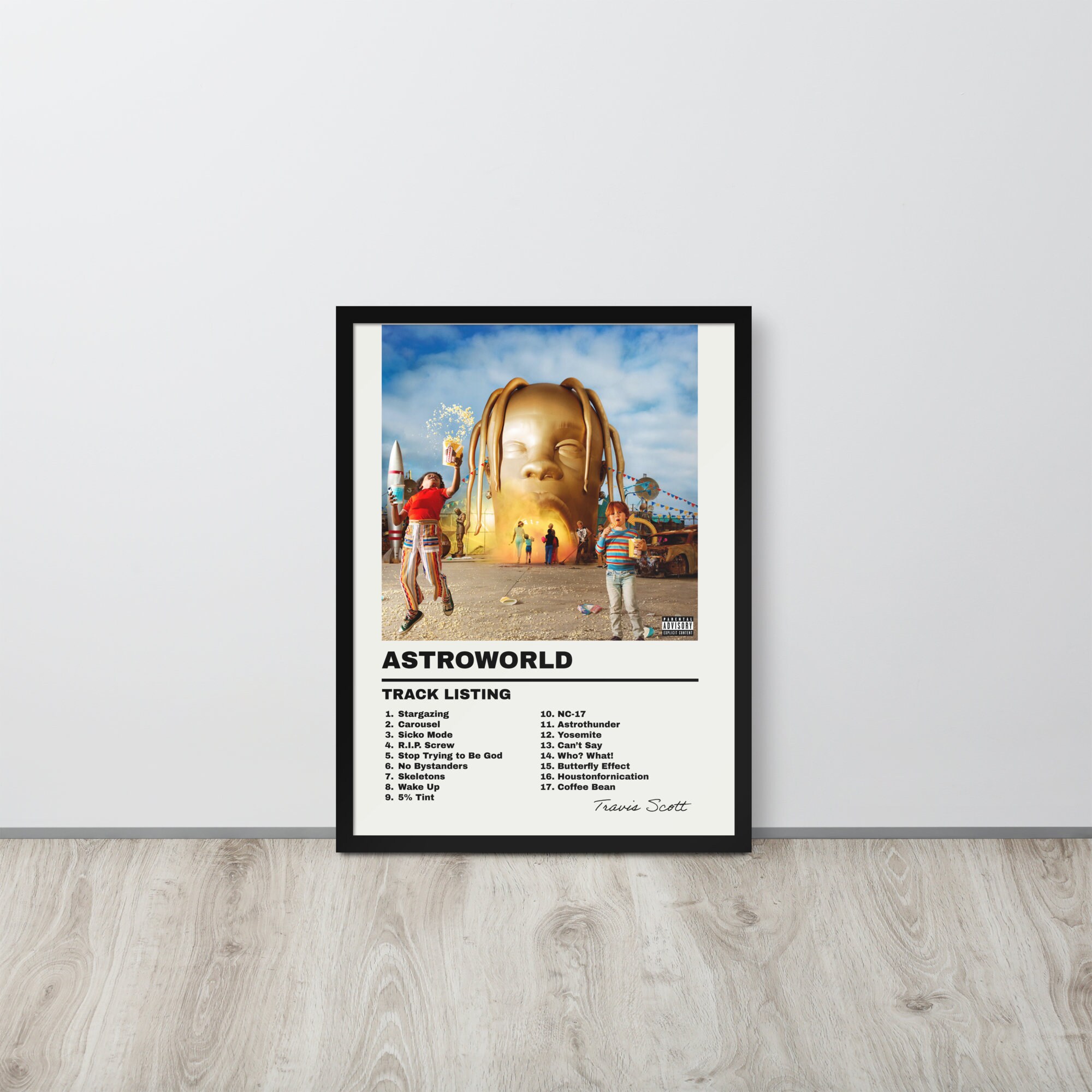Travis Scott Astroworld Poster, Music, Trendy Wall Art *DIGITAL ...