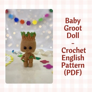 Amigurumi Crochet Baby Groot Pattern English Pdf, Amigurumi Baby Groot ...