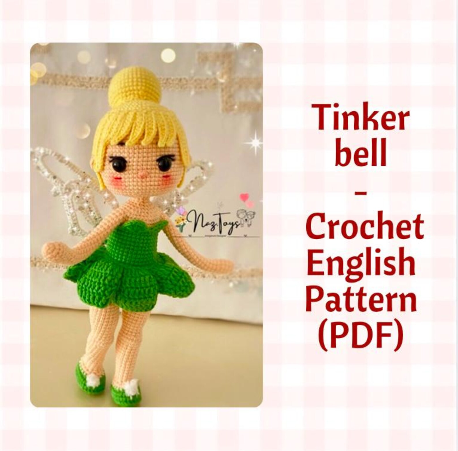 Amigurumi Crochet Tinker Bell Pattern English Pdf, Amigurumi Tinker ...