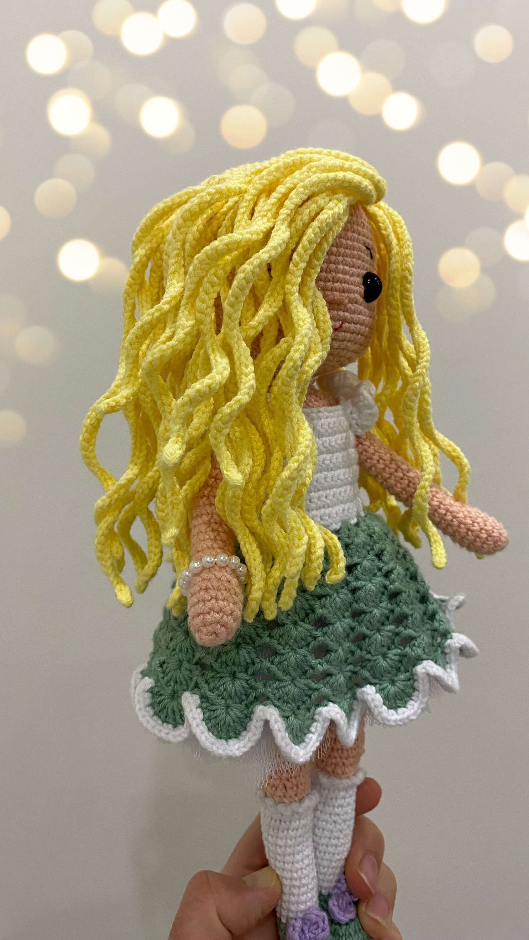 Amigurumi Crochet Doll Pattern English Pdf Easy Crochet Girl Doll