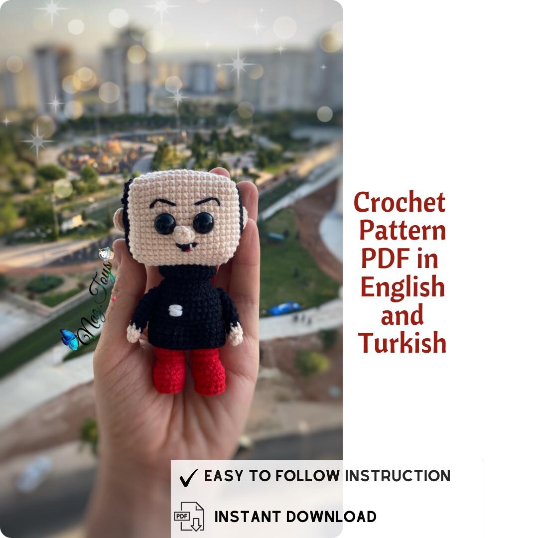 Gargamel Crochet Doll Pattern: English PDF Tutorial - Etsy