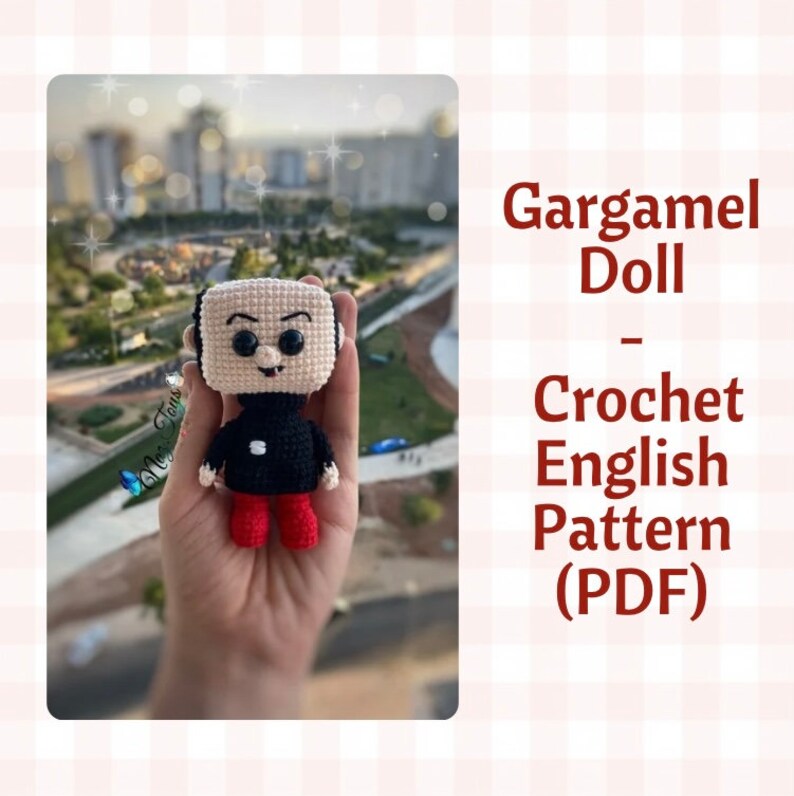 Gargamel Pattern, English Pdf, Funko Gargamel, Funko Amigurumi Gargamel ...