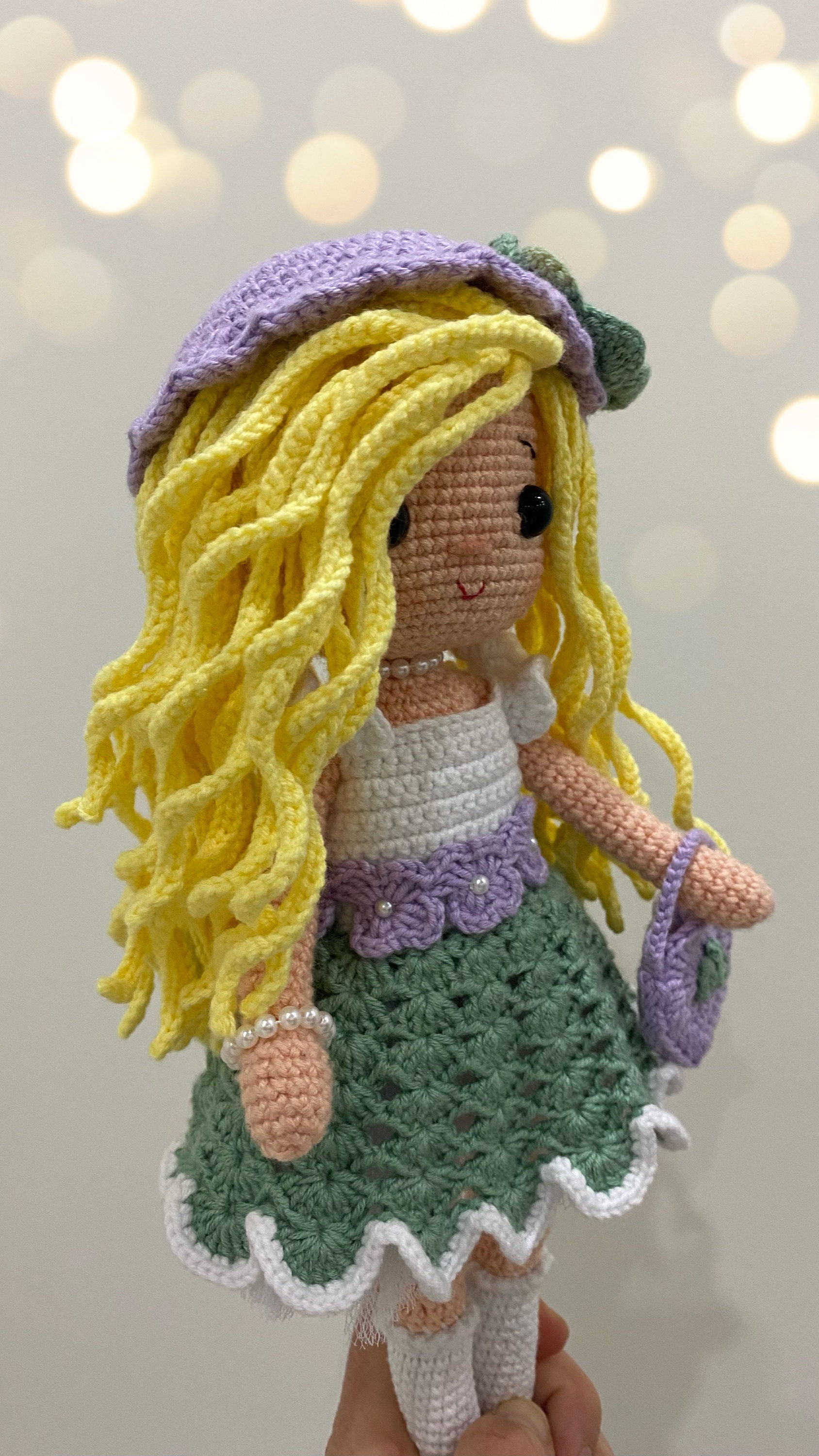 Amigurumi Crochet Doll Pattern English Pdf, Easy Crochet Girl Doll ...