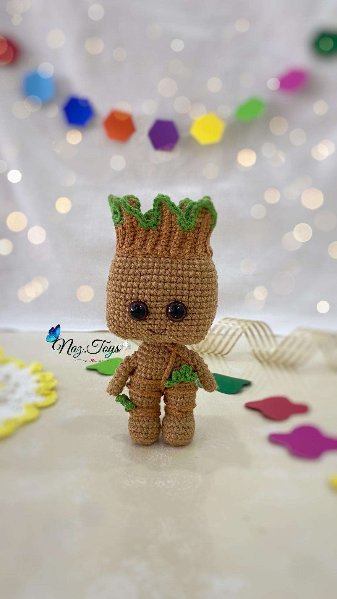 Amigurumi Crochet Baby Groot Pattern English Pdf, Amigurumi Baby Groot ...
