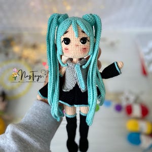 Amigurumi Hatsune Miku Crochet Doll Pattern (PDF) - Etsy