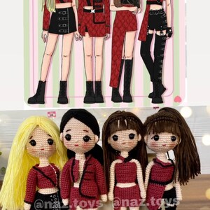 Custom Kpop Crochet Doll Pattern, Easy Amigurumi (PDF Pattern) - Etsy